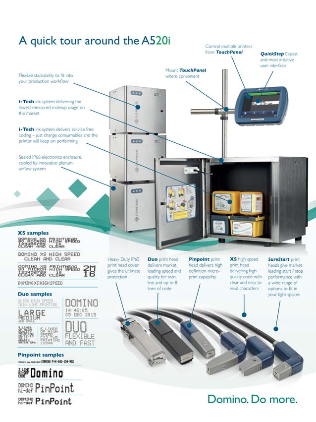 Domino-A520i-continuous-inkjet-printer | PDF