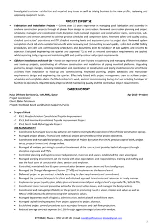 Baba TODAI - Resume | DOC