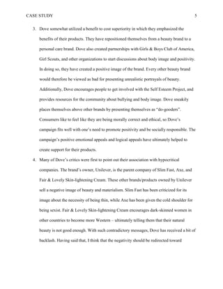 Case Study - Dove's Campaign for Real Beauty | PDF