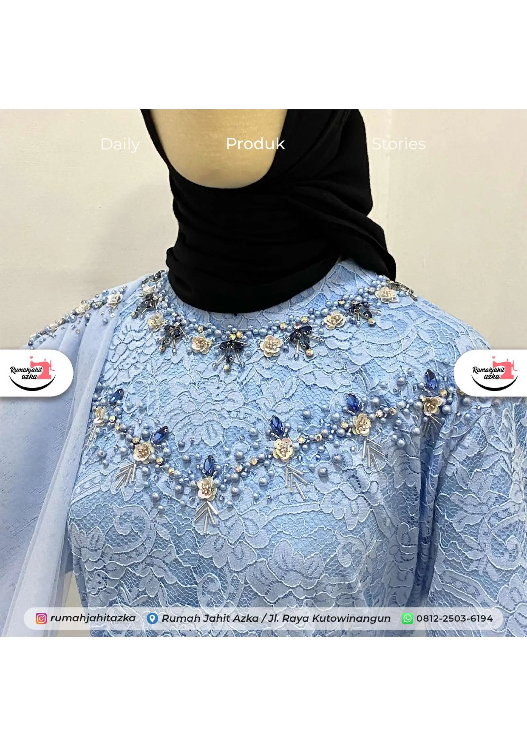 Kebaya Wisuda Payet Modern Rumah Jahit Azka | PDF