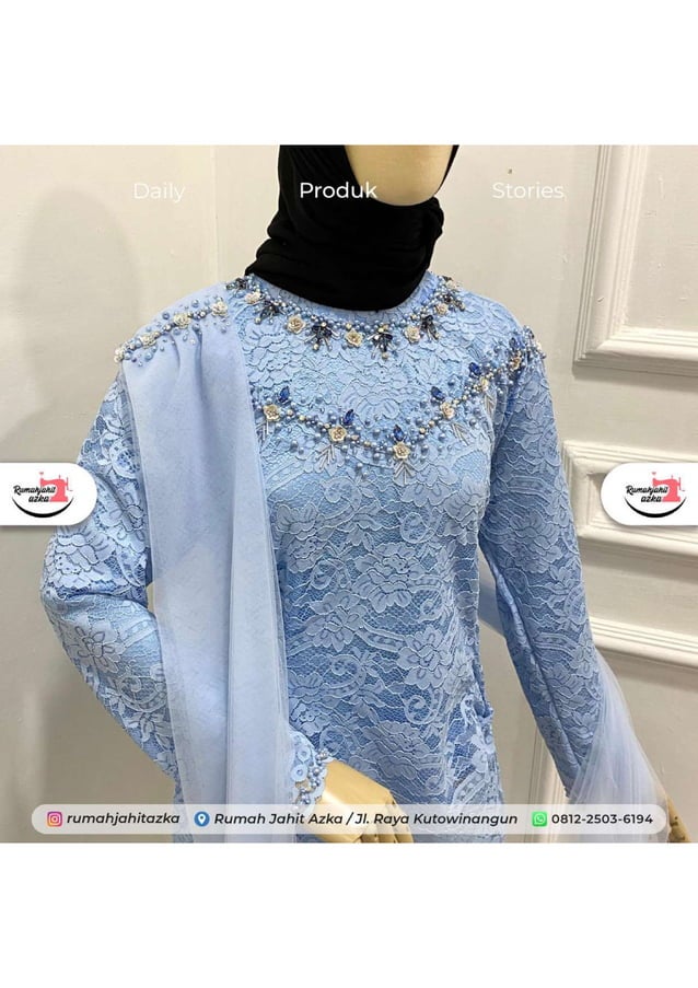 Kebaya Wisuda Payet Modern Rumah Jahit Azka | PDF