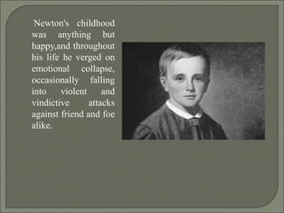 Isaac Newton As A Child