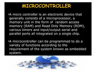 microprocessor and microcntroller | PPT