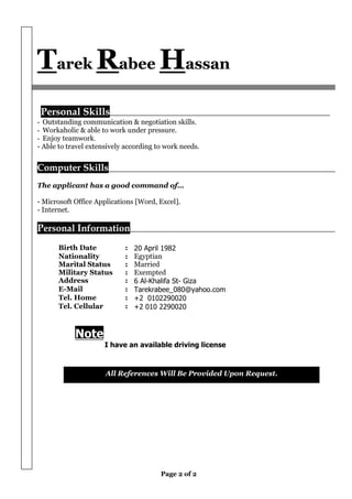 TAREK philips | PDF | Business Administration | Business