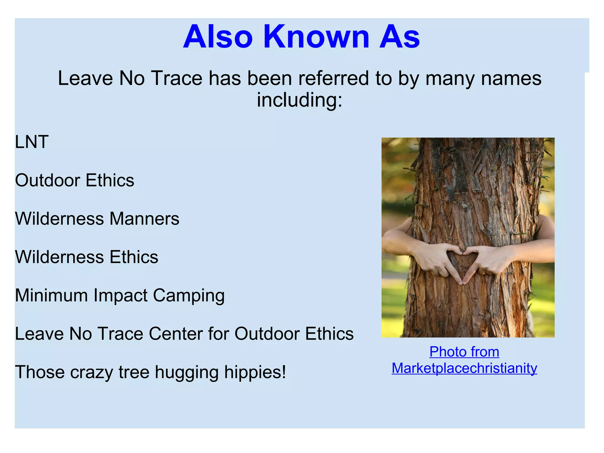 Leave No Trace | PPT