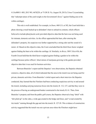 Sample Appellate Brief (Curtilage - Nature of Uses) | PDF