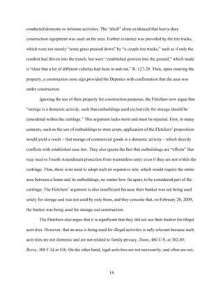 Sample Appellate Brief (Curtilage - Nature of Uses) | PDF