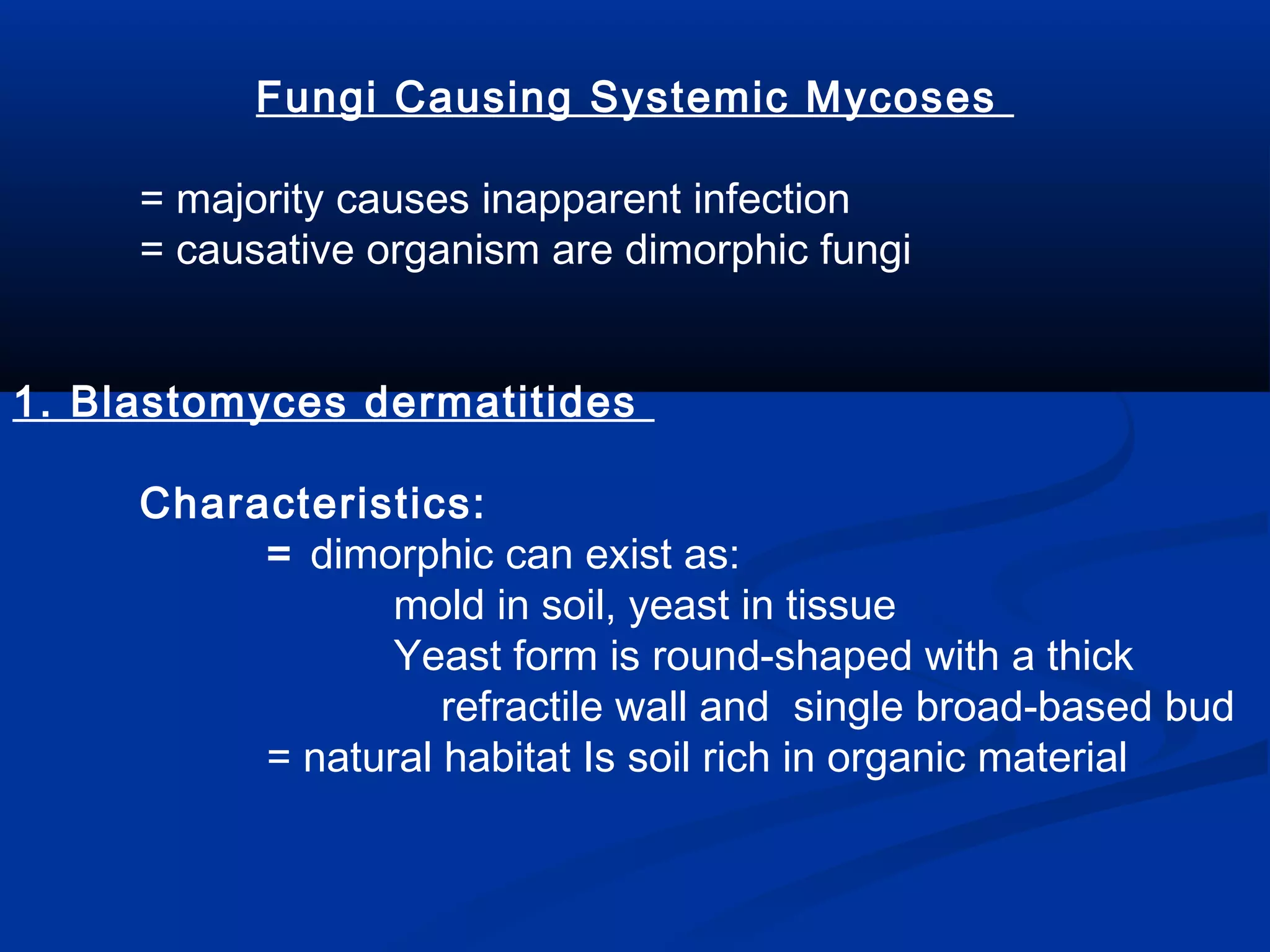 7653355 deep-mycoses | PPT
