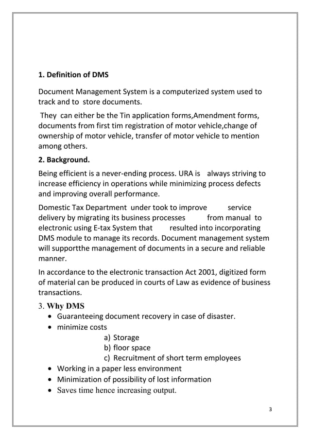 GUIDELINES FOR DOCUMENT MANAGEMENT SYSTEM 23 | PDF