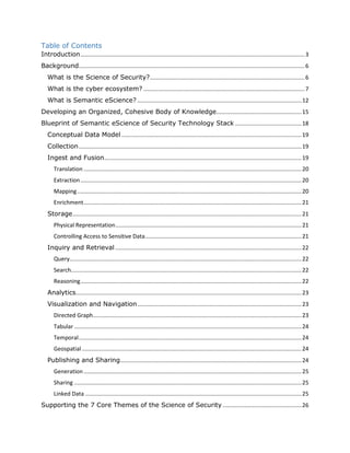 CSCSS Science of Security - Developing Scientific Foundations for the Operational Cybersecurity ...