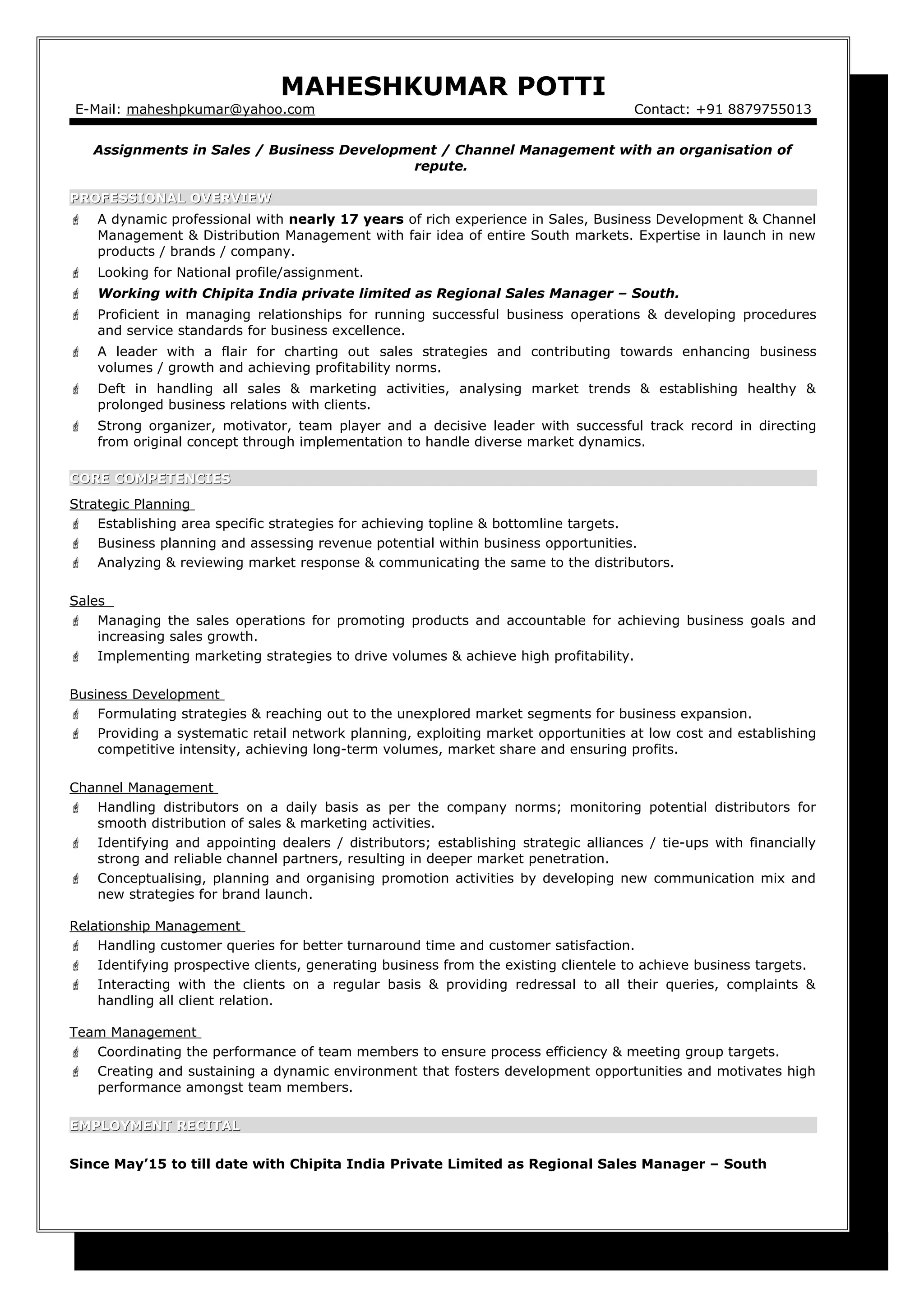 Maheshkumar-Profile | DOC