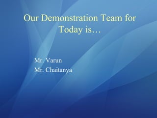 Exa Infotech PPT | PPT