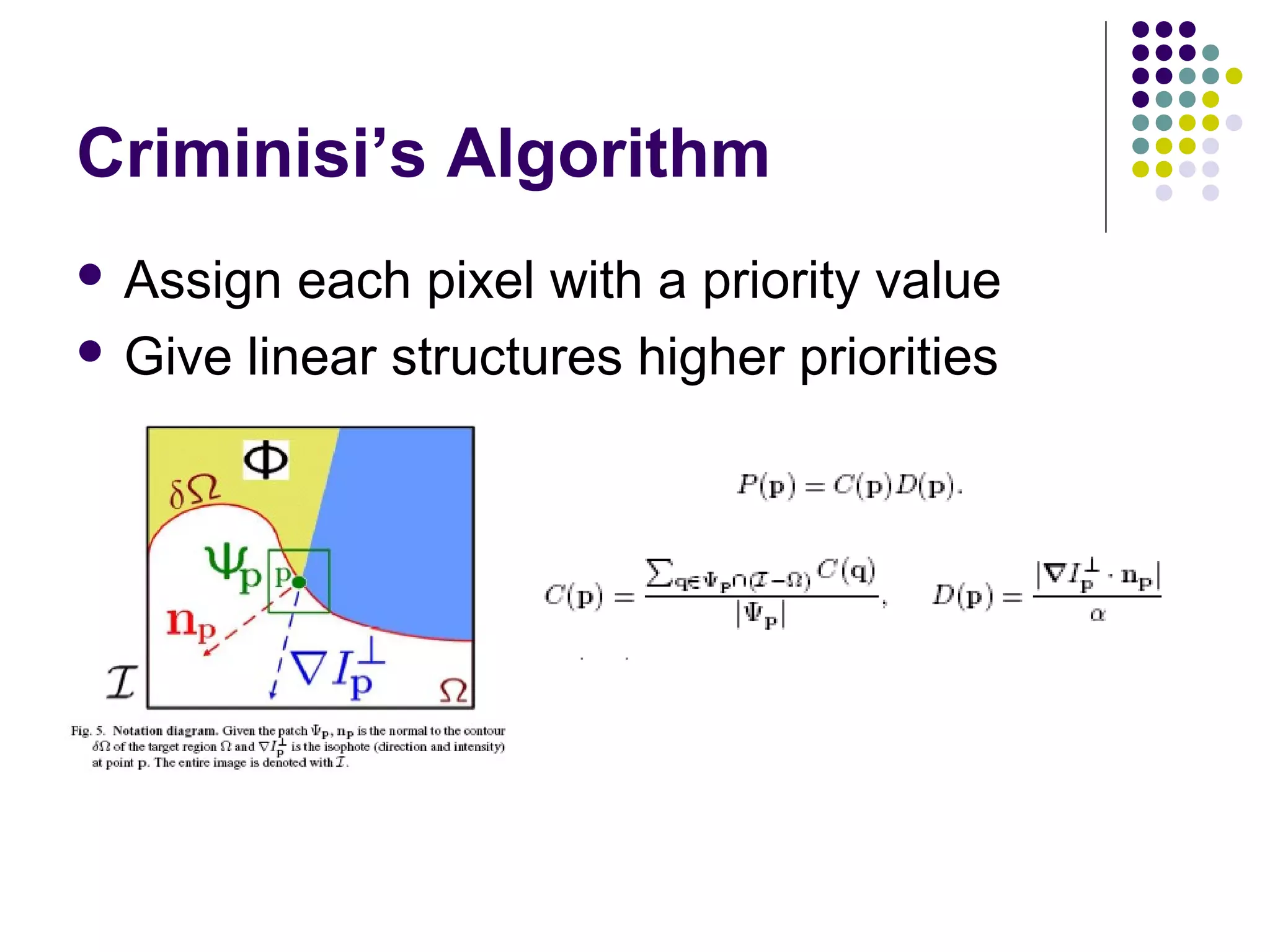 Image Inpainting | PPT