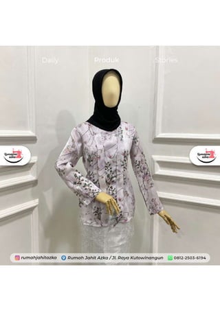 Kutubaru Shimmer Motif Modern Rumah Jahit Azka | PDF