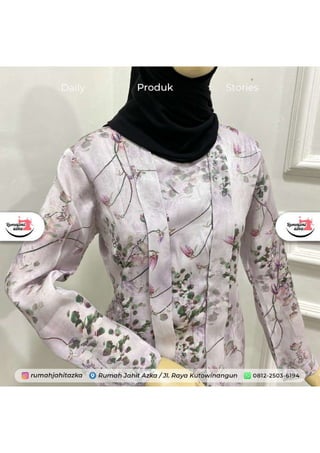 Kutubaru Shimmer Motif Modern Rumah Jahit Azka | PDF