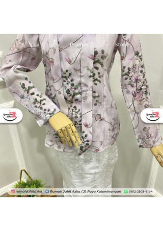 Kutubaru Shimmer Motif Modern Rumah Jahit Azka | PDF