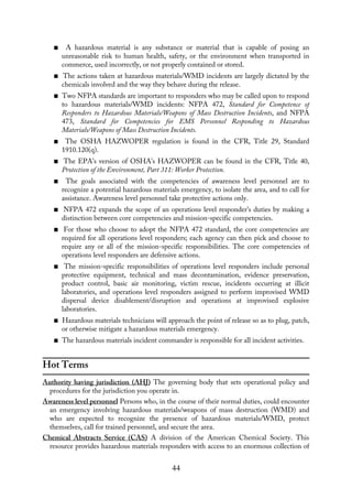 Hazardous Materials Awareness and Operations Iafc | PDF