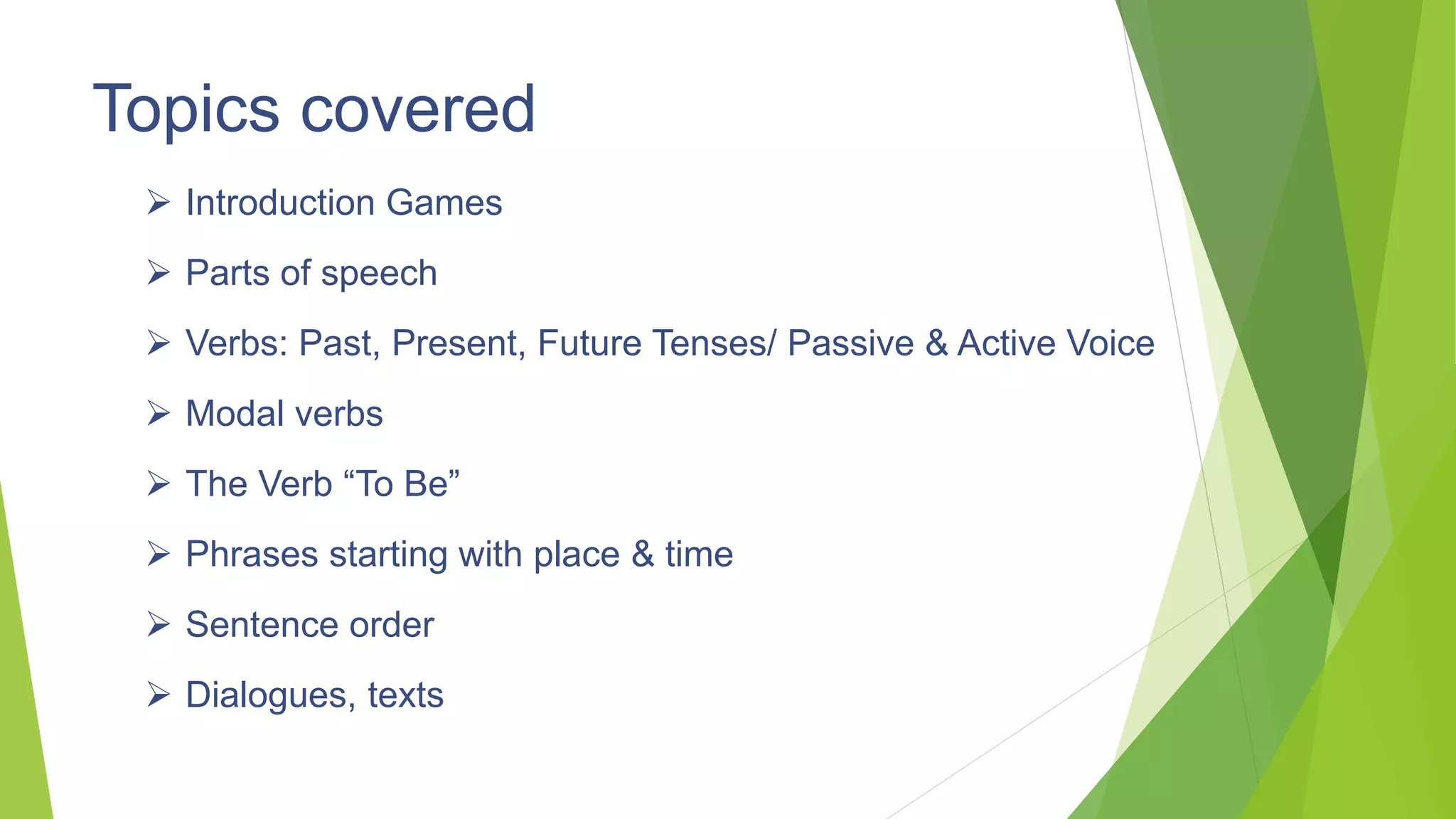 English Grammar for Beginners | PPTX