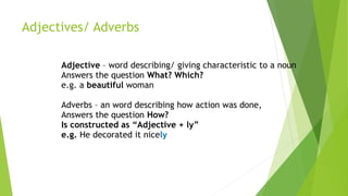 English Grammar for Beginners | PPTX