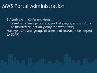 CAF & Portlet Development Notes | PPT