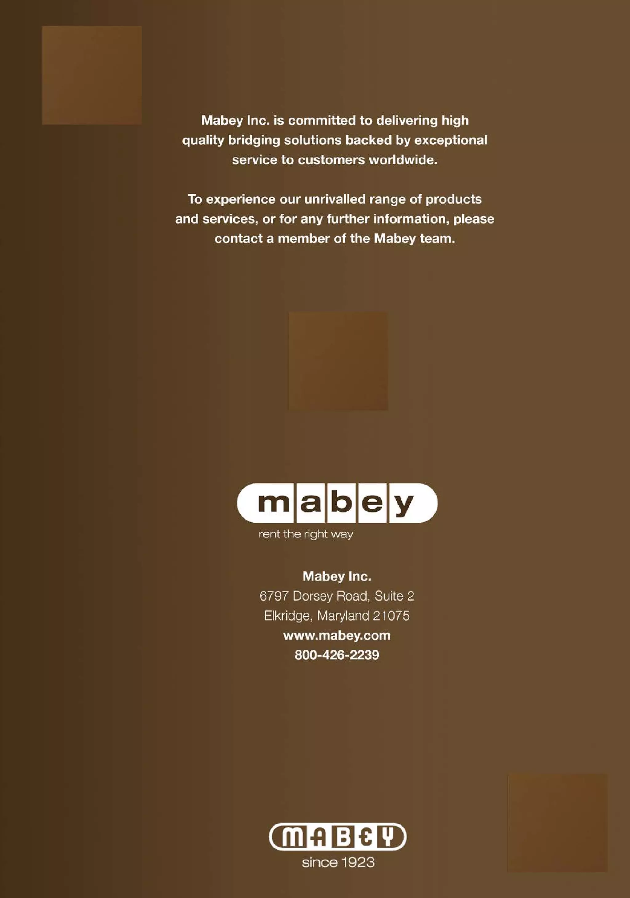 MU Bridge Brochure | PDF