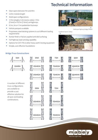 MU Bridge Brochure | PDF