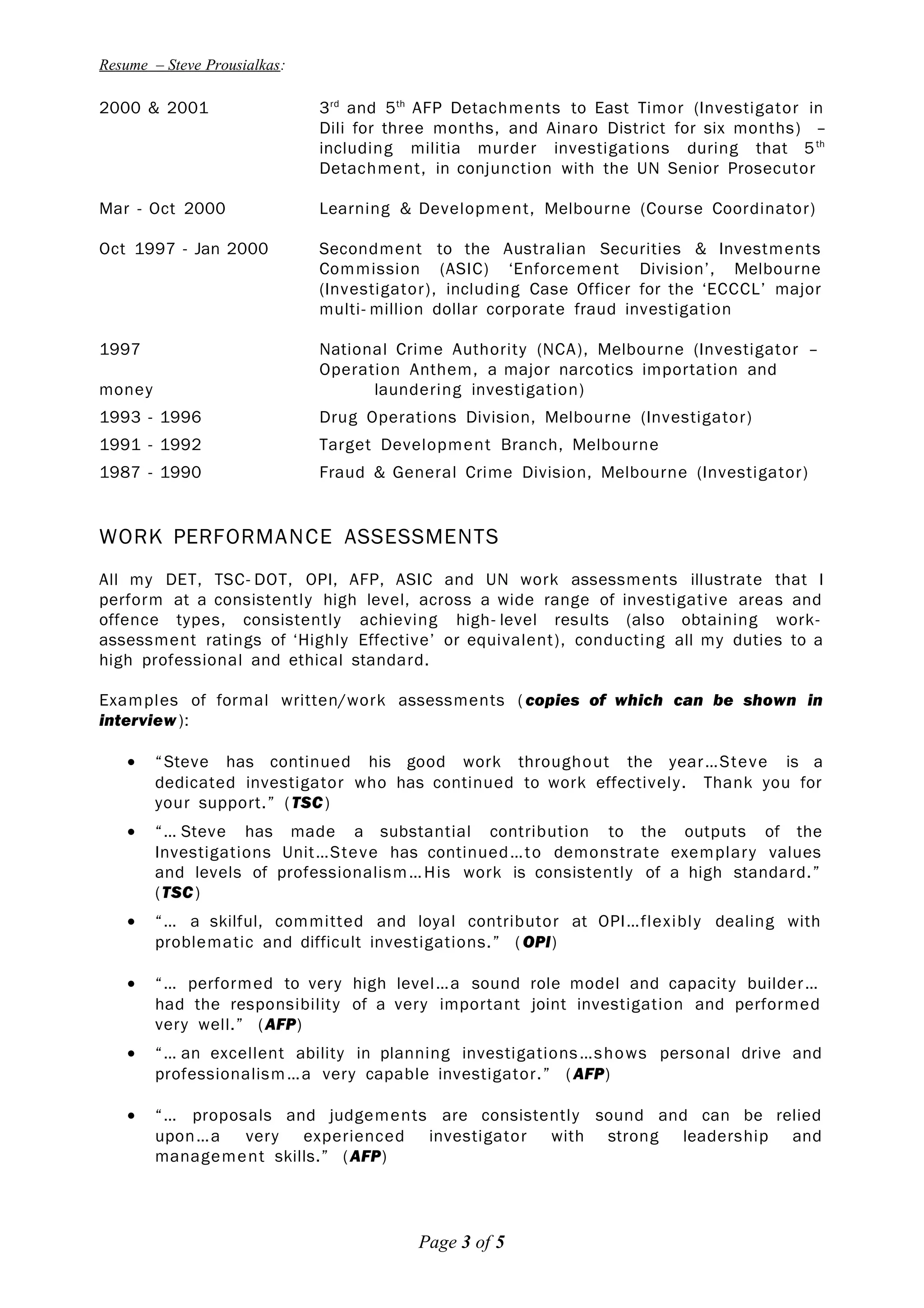 SP - Resume for LinkedIn - Steve Prousialkas - January 2016 | DOC