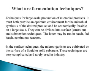 Fermentation of the Food products in history | PPT