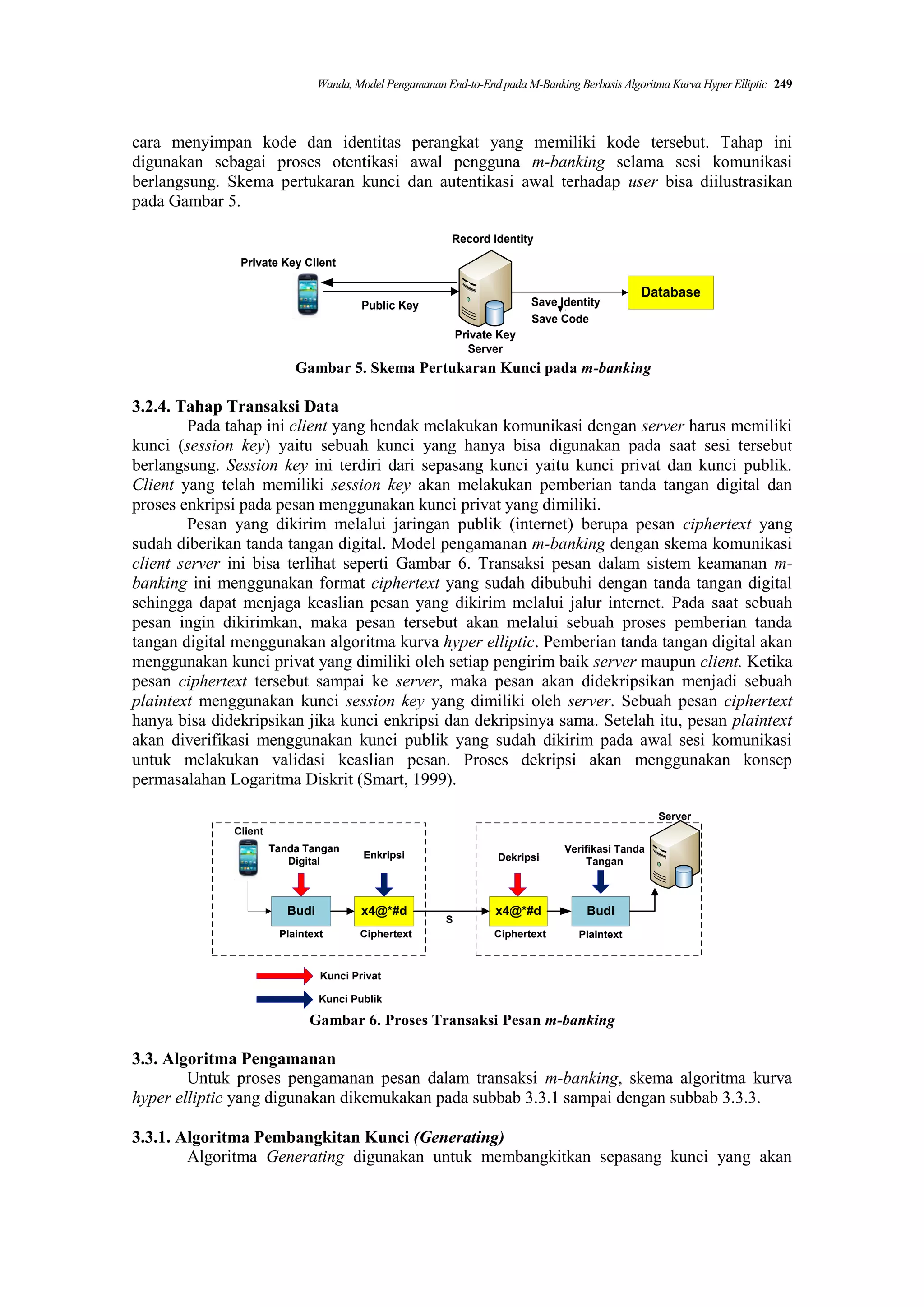 Model Pengamanan end-to-end pada M-Banking | PDF
