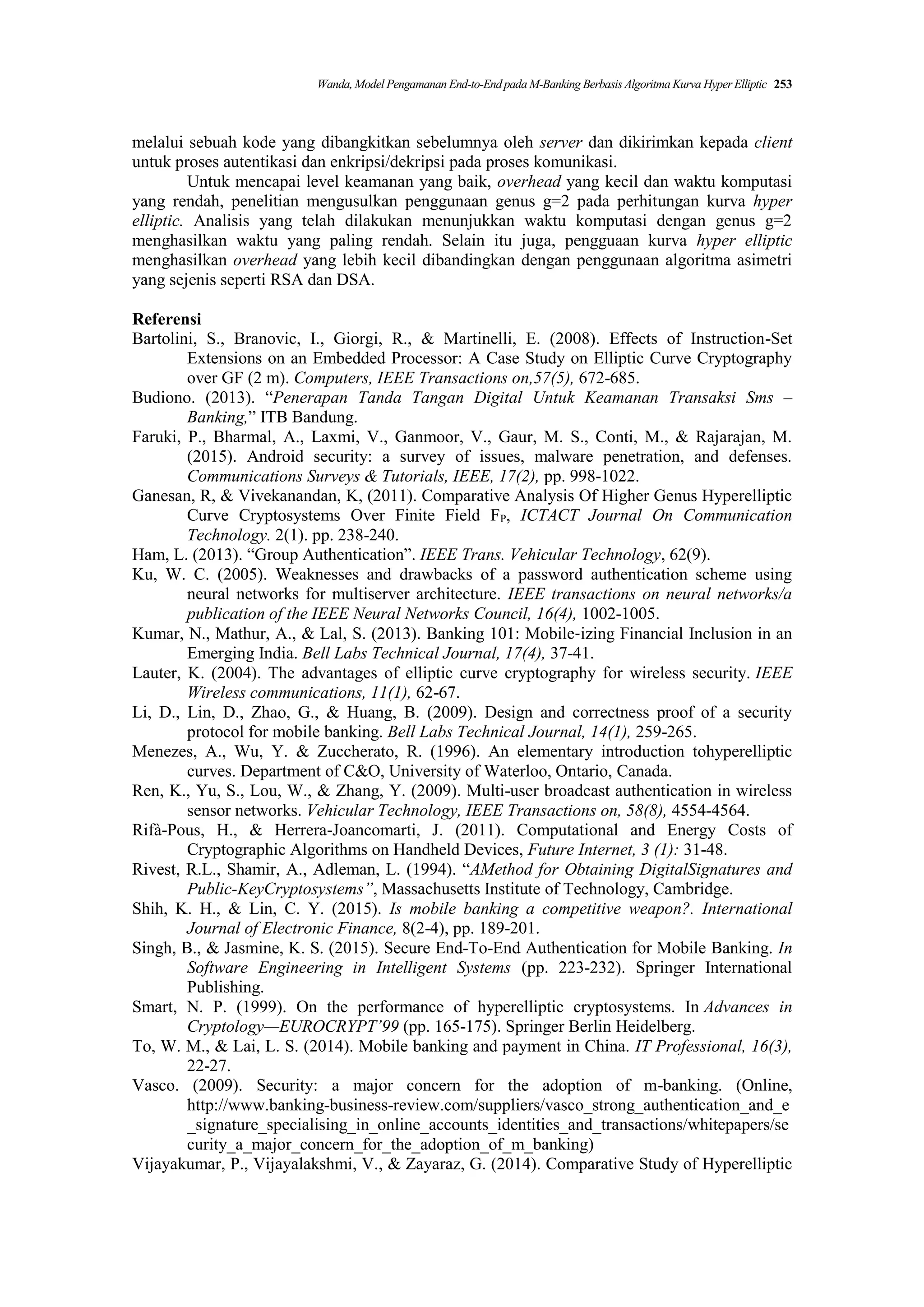 Model Pengamanan end-to-end pada M-Banking | PDF