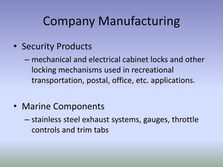 CompX International | PPTX | Stocks and Bonds | Personal Investing