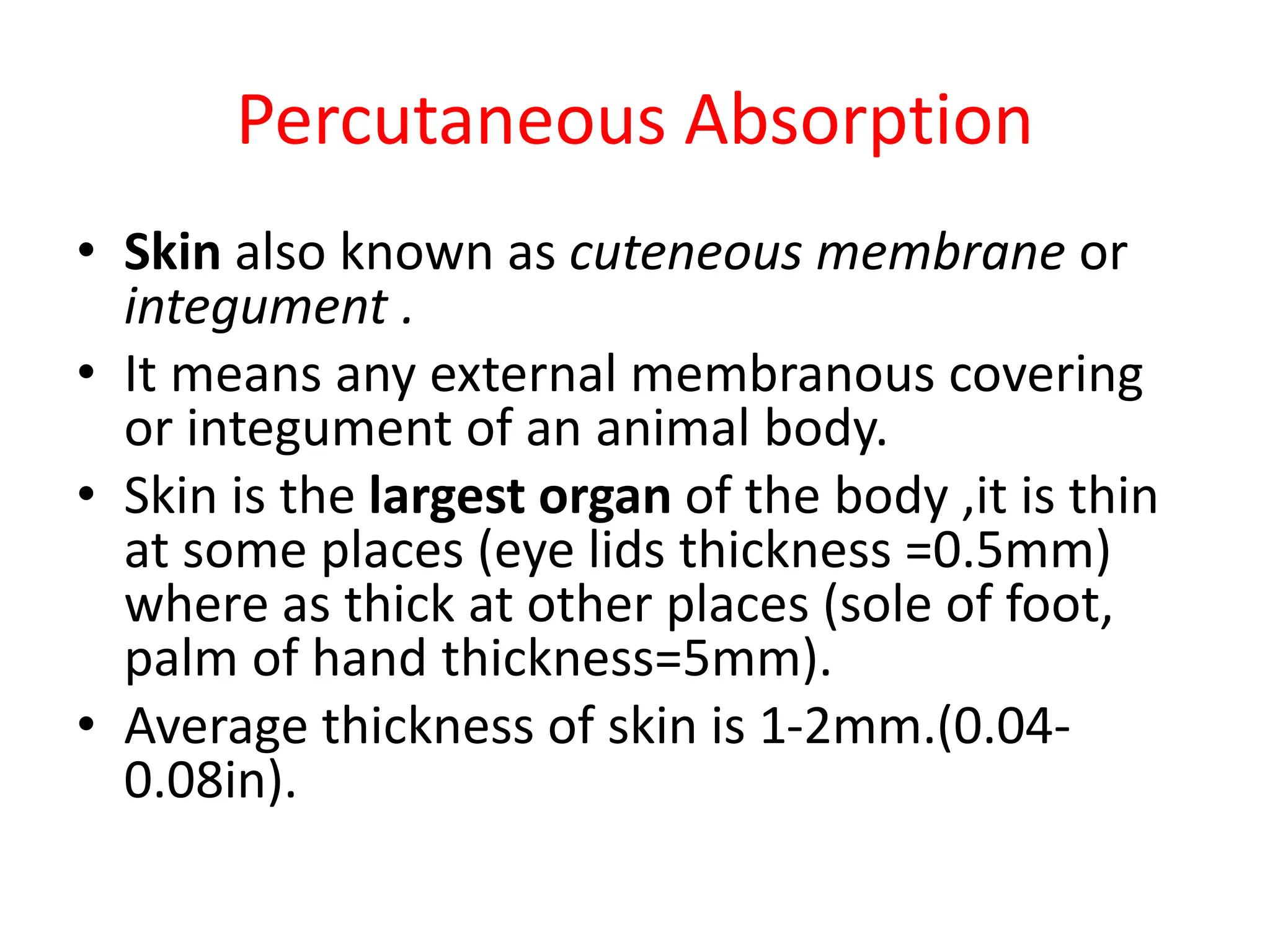 percutaneous absorption 4355447679450.ppt