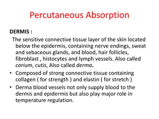 percutaneous absorption 4355447679450.ppt