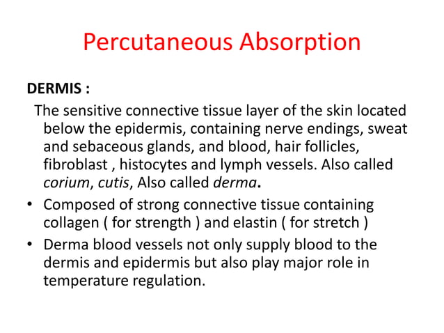 percutaneous absorption 4355447679450.ppt
