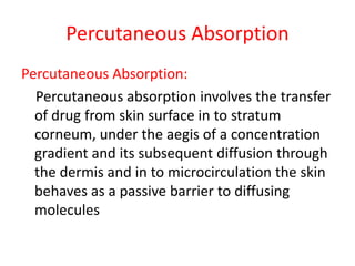 percutaneous absorption 4355447679450.ppt