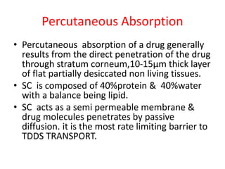 percutaneous absorption 4355447679450.ppt