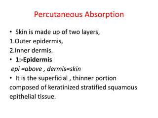 percutaneous absorption 4355447679450.ppt