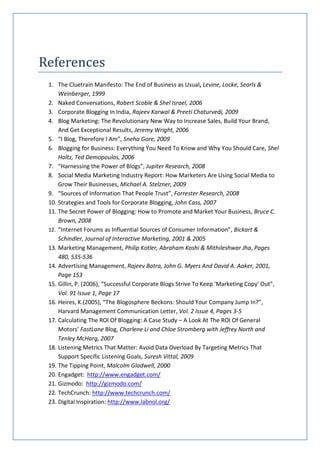 ES_ Blog As Marketing Tool_Amita Singh | PDF