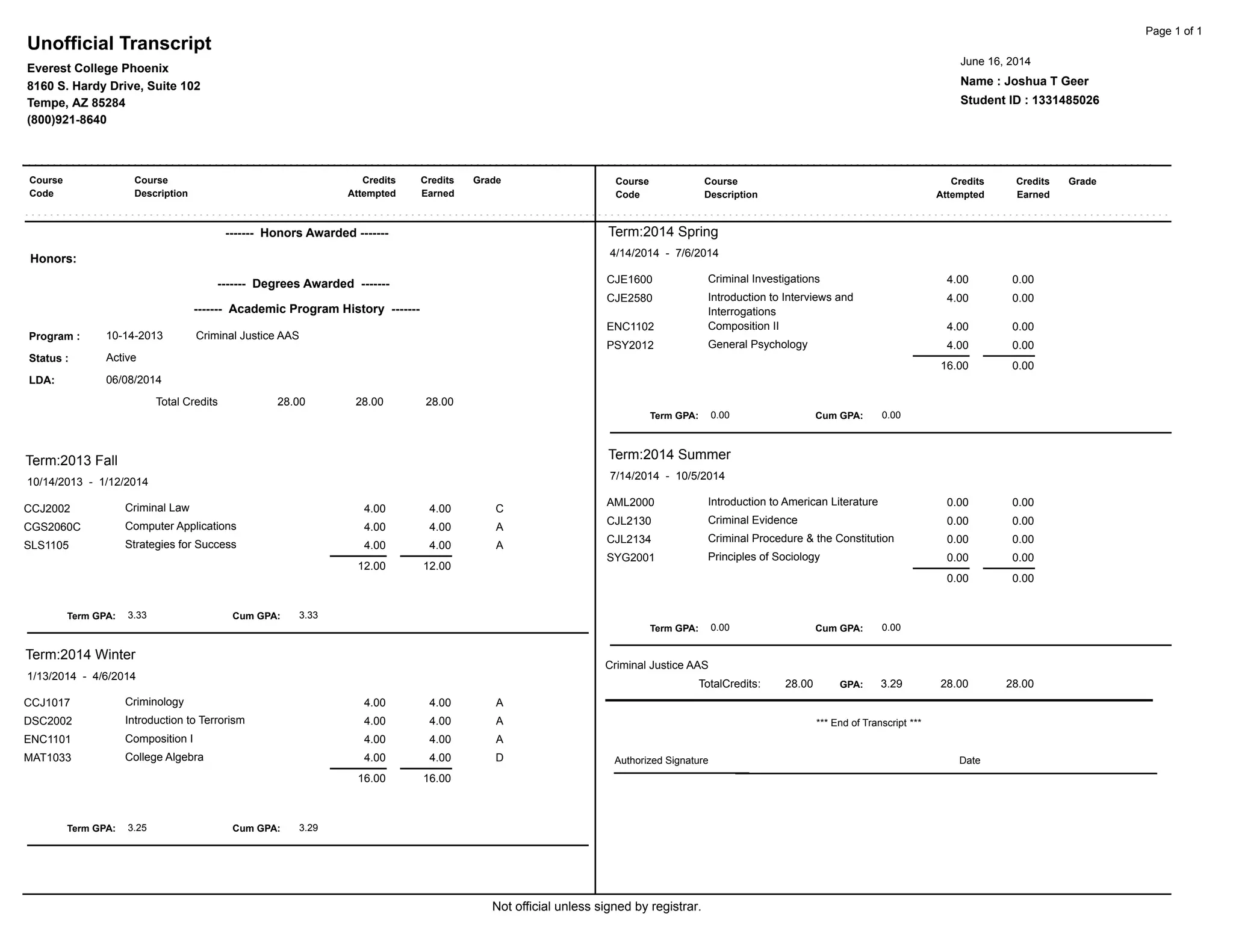 geer,_joshua_unofficial_transcripts | PPT
