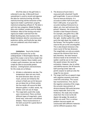 Golf Regression Paper1 | PDF