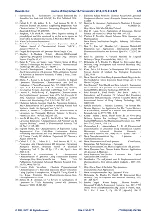 ROLE OF LIPOSOME IN NOVEL DRUG DELIVERY SYSTEM | PDF