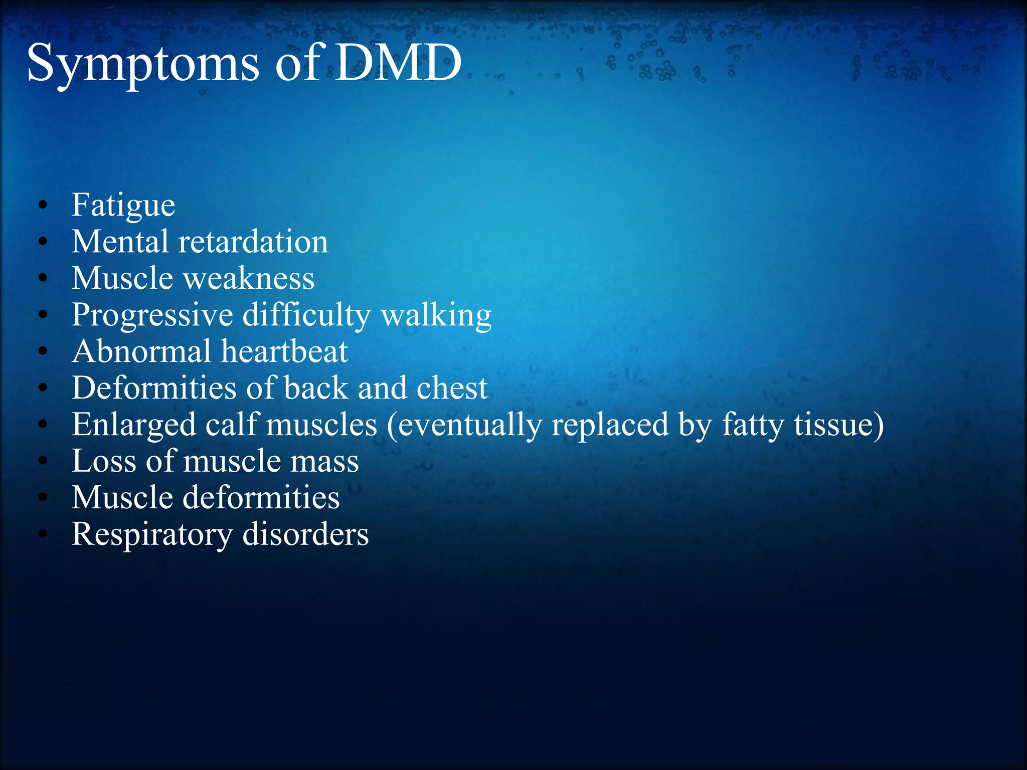 Duchenne Muscular Dystrophy (DMD) | PPT