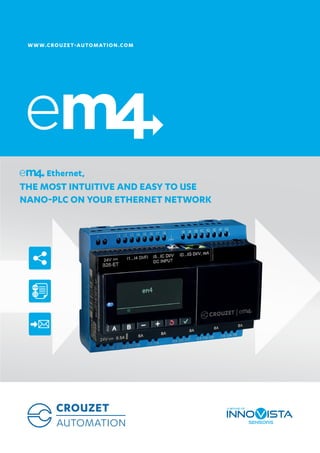 Crouzet Automation - em4 Ethernet brochure, English Version | PDF