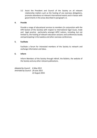 International Legal Practice Terms of Reference | PDF | Legal Services ...