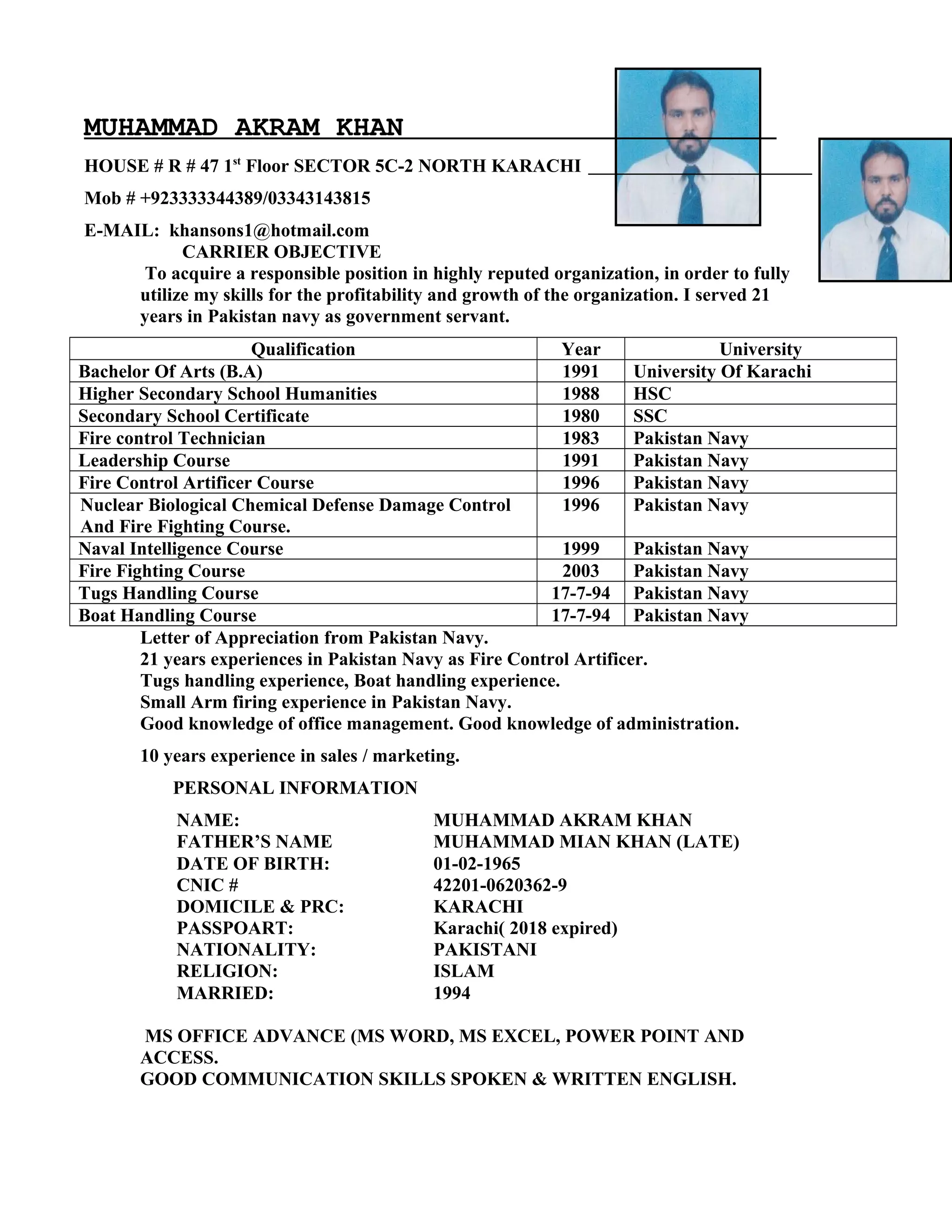 MUHAMMAD AKRAM KHAN | DOC