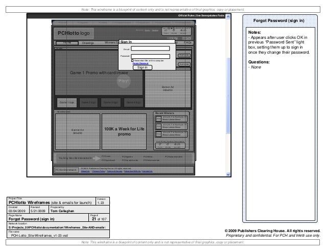 Wireframes--Visio