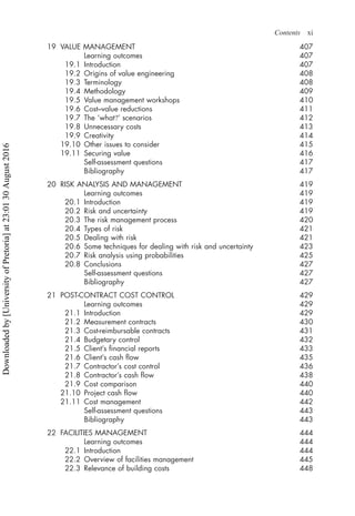 Cost Studies of Buildings 6th Edition Allan Ashworth And Srinath Perera ...