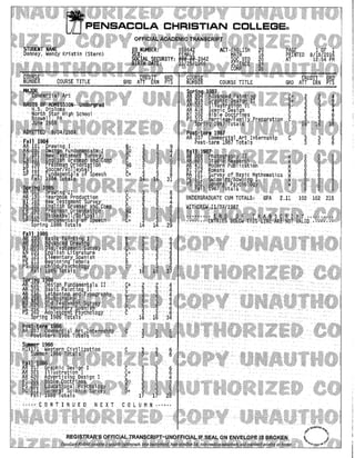 PCC Transcript - Wendy Denney | PDF