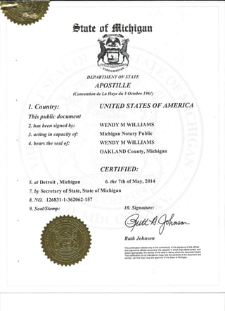 06 KCOJ BA Degree & Apostille 25Mar1995 | PDF