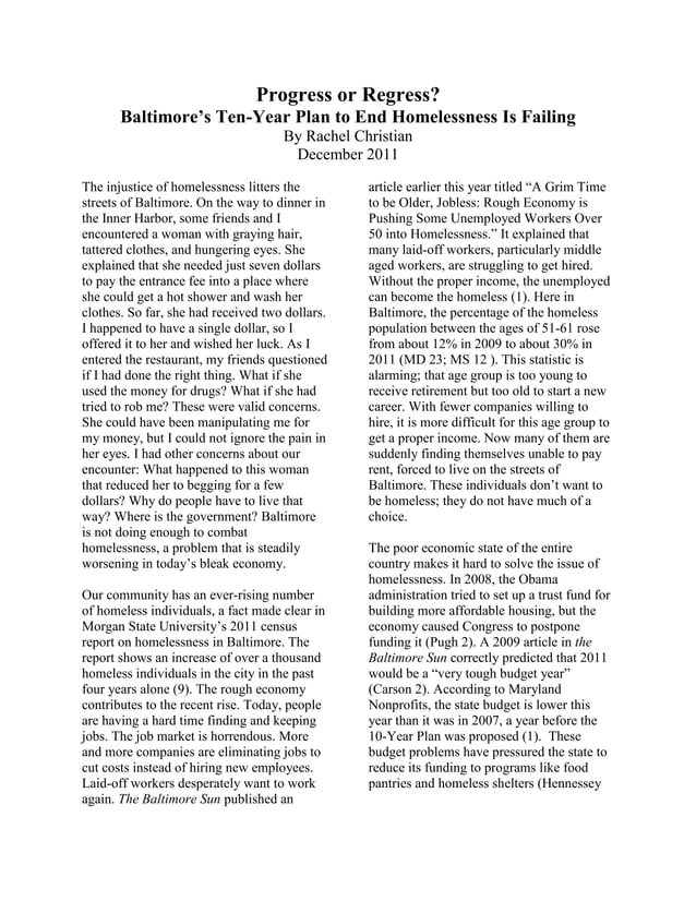 Homelessness Research Article | PDF